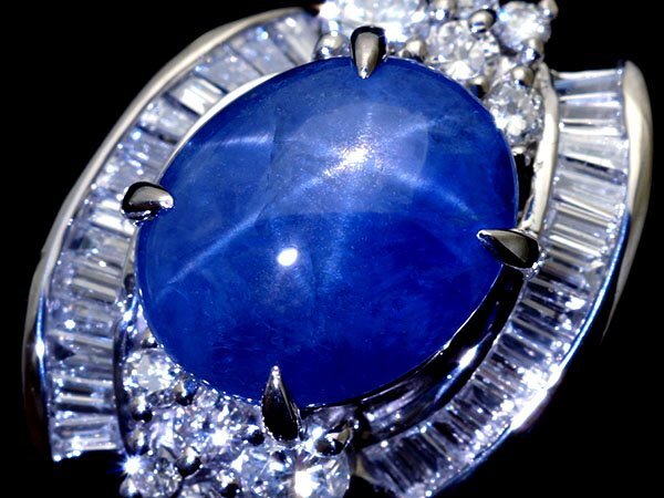 【未使用に近い】1円～【ジュエリー極】非加熱保証 大粒上質非加熱ブルースターサファイア3.83ct＆極上ダイヤ0.85ct 超高級Pt900リング h7330gm【送料無料】の落札情報詳細 ...