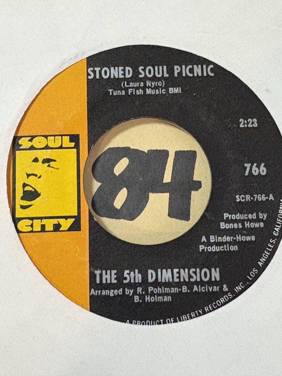 【やや傷や汚れあり】LP[POPS] ソフトロック THE 5TH DIMENSION STONED SOUL PICNIC ザ・フィフス ...