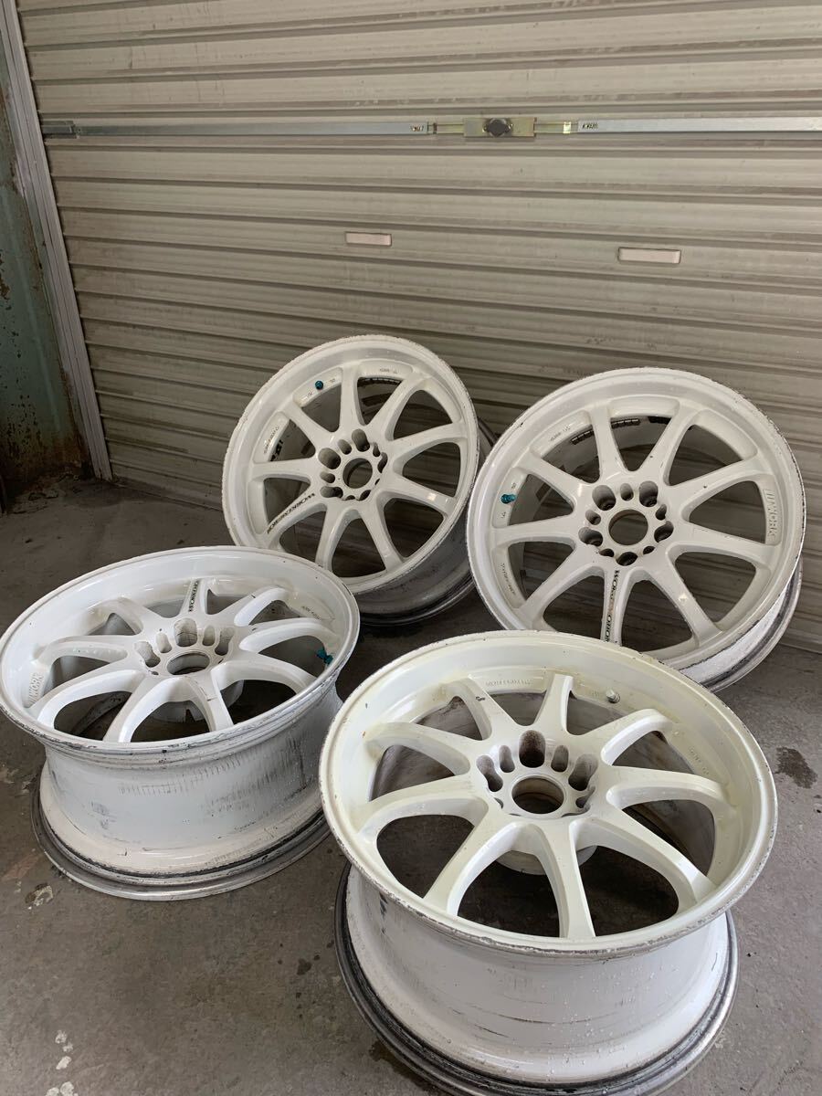 【傷や汚れあり】廃盤 WORK XD9 9J +20 4本セット ドリケツ 深リム シルビア jzx100 z33 グリップ gtr gtr ...