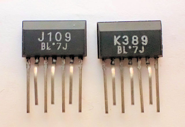 【未使用】725 非常に希少 アンプ初段用FET J109／K389（東芝） コンプリペアで 4ペアセットで の落札情報詳細 - Yahoo ...