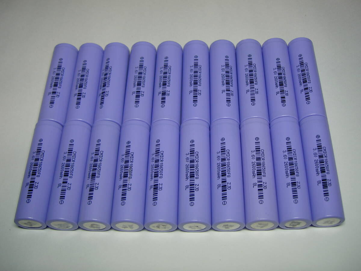 【目立った傷や汚れなし】リチウムイオン電池 18650 20本セットの落札情報詳細 - Yahoo!オークション落札価格検索 オークフリー
