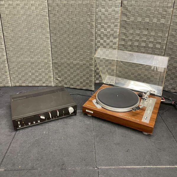 【傷や汚れあり】A634-O15-8462 オーディオ 2点 Technics テクニクス コントロールアンプ SU-A6/PIONEER パイオニア レコードプレーヤー XL-1550 ...