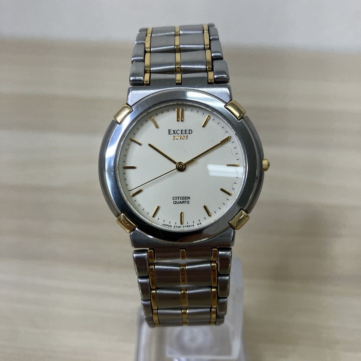 【やや傷や汚れあり】 【売り切り】CITIZEN シチズン EXCEED EUROS エクシード SSSA-18K 2730-275110 ...