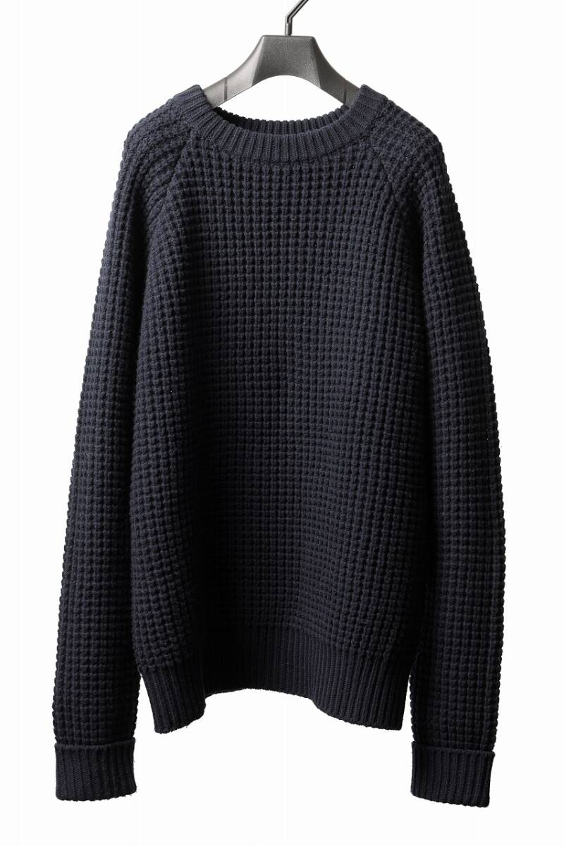 【目立った傷や汚れなし】sus-sous SUS-SOUS popcorn wool knit / england merino wool ...