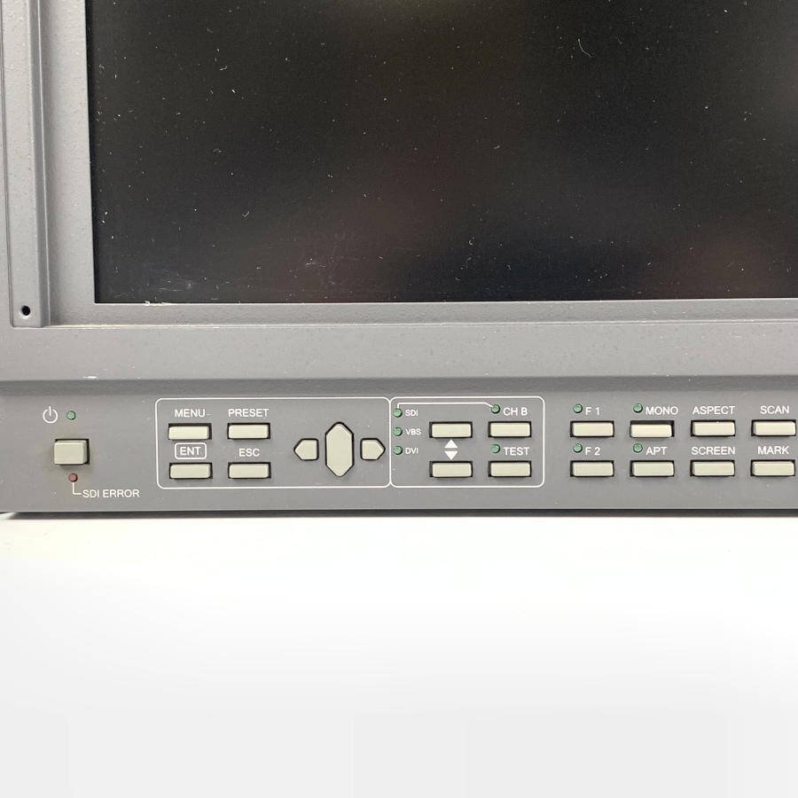 【傷や汚れあり】池上通信機 IKEGAMI HLM-1704WR 業務用 LCDカラーモニター 17型 HDTV SDTV対応 ジャンク品 ...