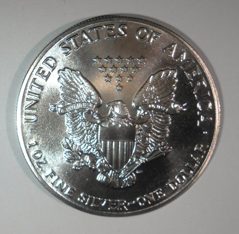 【目立った傷や汚れなし】本物保証 アメリカ合衆国 1オンス銀貨 1986年 LIBERTY イーグル・ウォーキング 約4.0cm 約31.4g ...