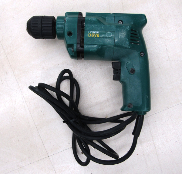 日立工機/HITACHI 変速ドリル D6V2 100V 310W 鉄工6.5mm 木工13mm 電動工具 動作品の落札情報詳細 ...