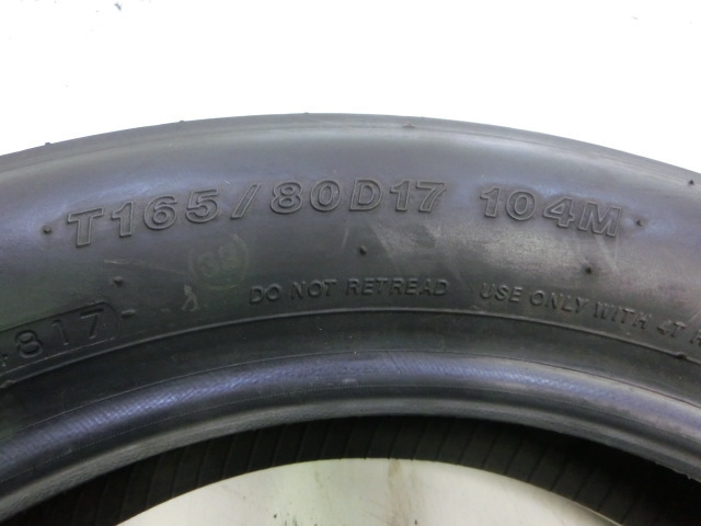 N-1710 テンパータイヤ スペアタイヤ ヨコハマ T165/80D17 104M (タイヤのみ1本)の落札情報詳細 - Yahoo ...
