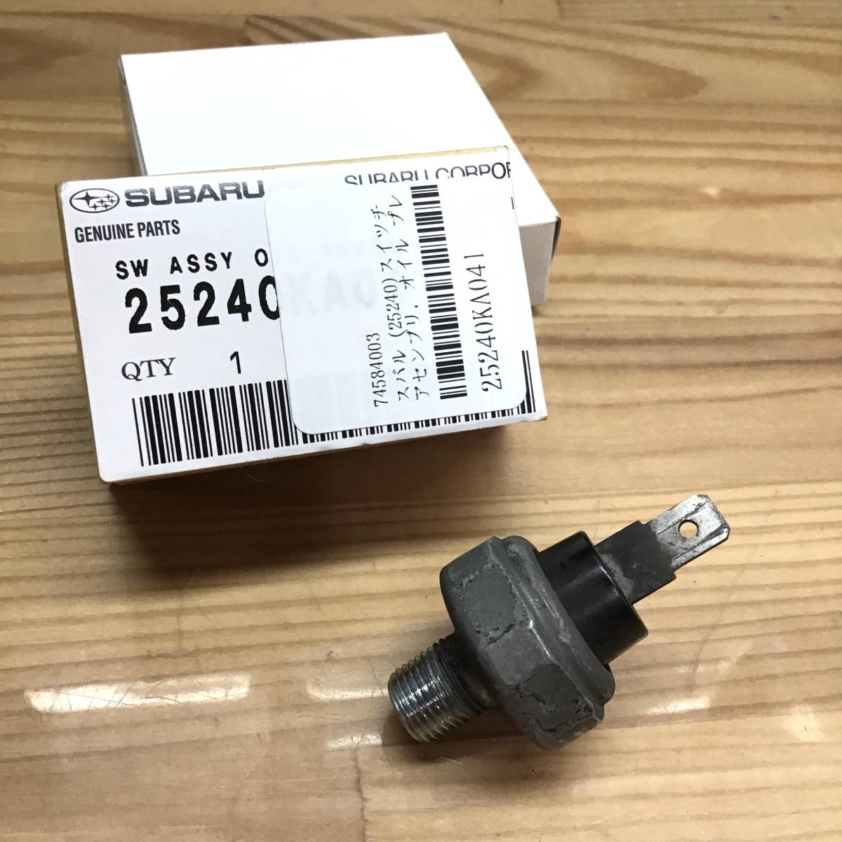 【実働車パーツ】 純正 オイル プレッシャー センサー 油圧 油温 スイッチ アセンブリ EJ20 SF5 GC8 GF8 レガシィ インプレッサ フォレスタの落札情報詳細 - Yahoo ...