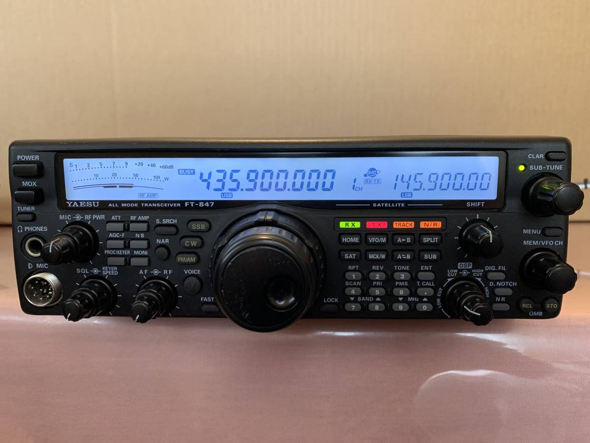 ヤエス FT847 100W TCXO搭載 ゼネカバ 分解清掃整備済 ファン交換(静音対策済) マイク付 ご要望に応じて50W改造します(証明 ...