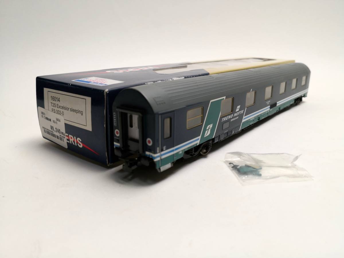 HERIS 16014 FS T2S 寝台車 Excelsior sleeping FS 002-2 TRENO NOTTE 鉄道模型 HO ...