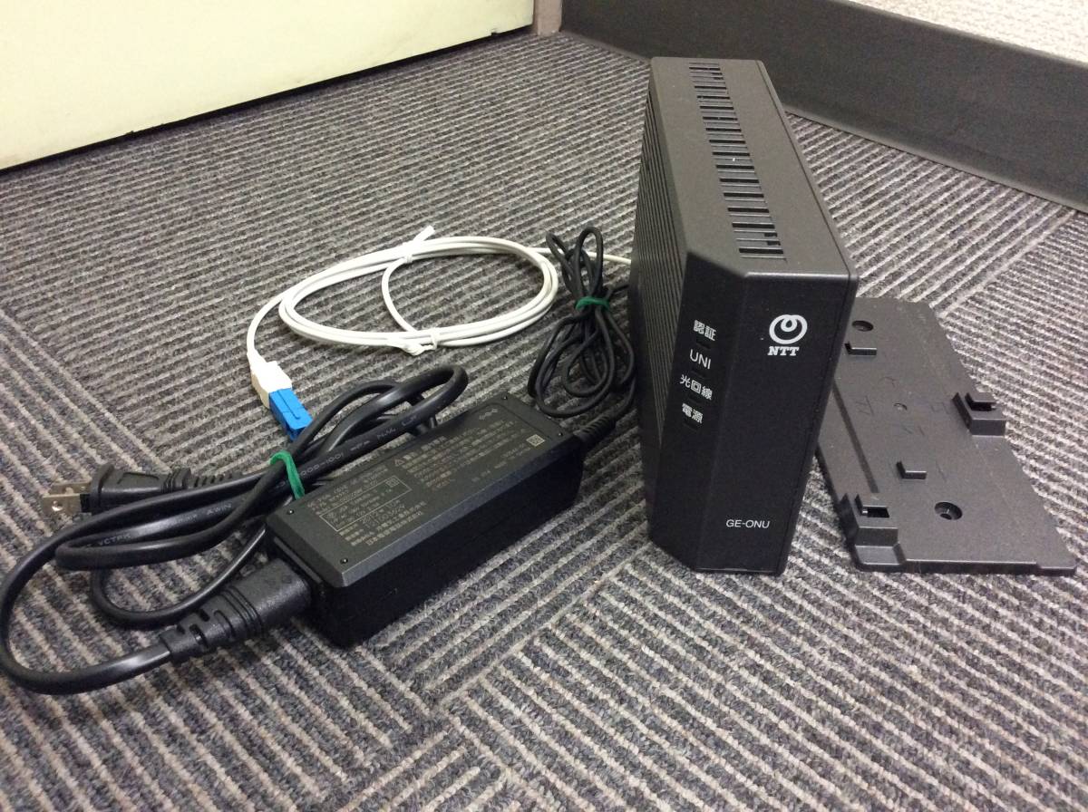 ＃6362 NTT 光回線終端装置 ONU GE-ONU GE-PON-ONU タイプD（1）2012年式 通電〇 アダプター 中古の落札情報 ...