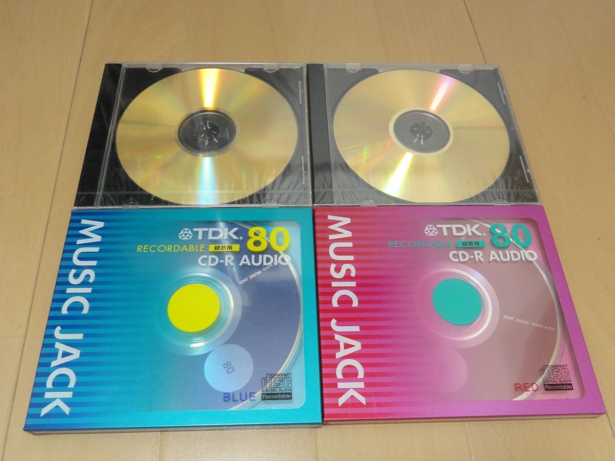 【新品】★未開封★太陽誘電 That's 音楽用CD-R for Audio 高級ゴールドディスク 2枚 日本製 と TDK MUSIC JACK 2枚 台湾製 メディア 送料無料の落札情報 ...