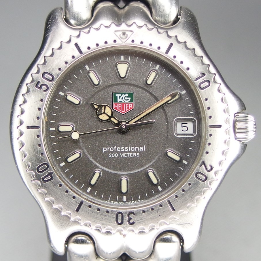TAG HEUER タグ ホイヤー S/el セルシリーズ PROFESSIONAL 200M Ref.WG1113-0 SS QZ デイト メンズ 腕時計の落札情報詳細 - Yahoo ...