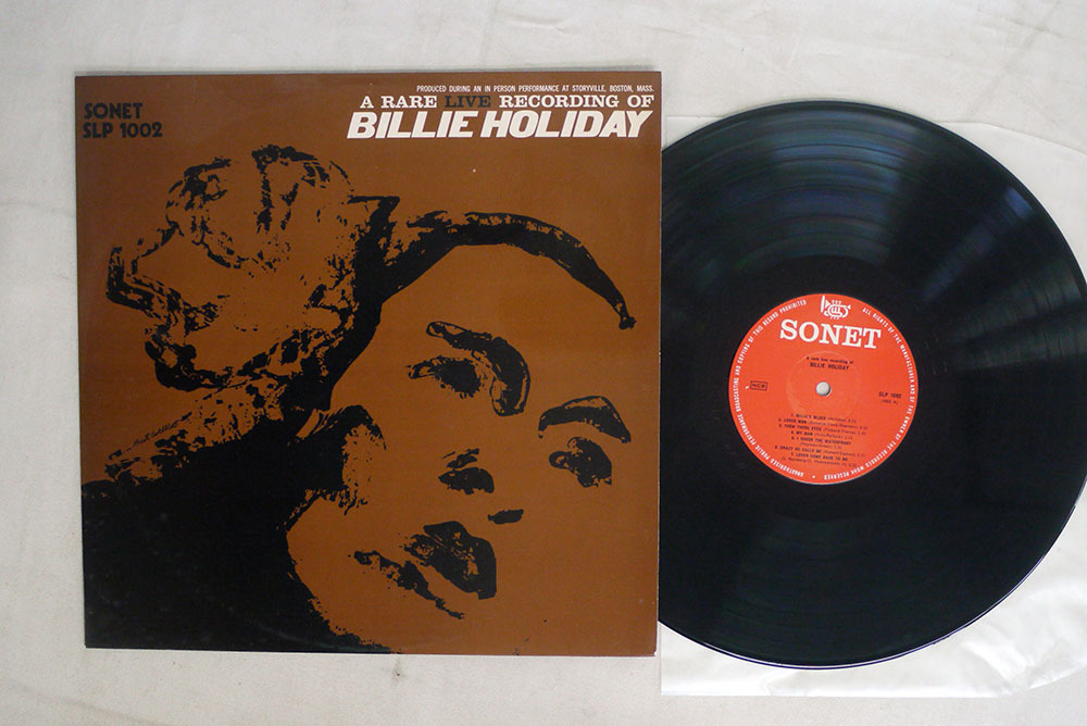 BILLIE HOLIDAY/A RARE LIVE RECORDING OF BILLIE HOLIDAY/SONET SLP 1002の ...