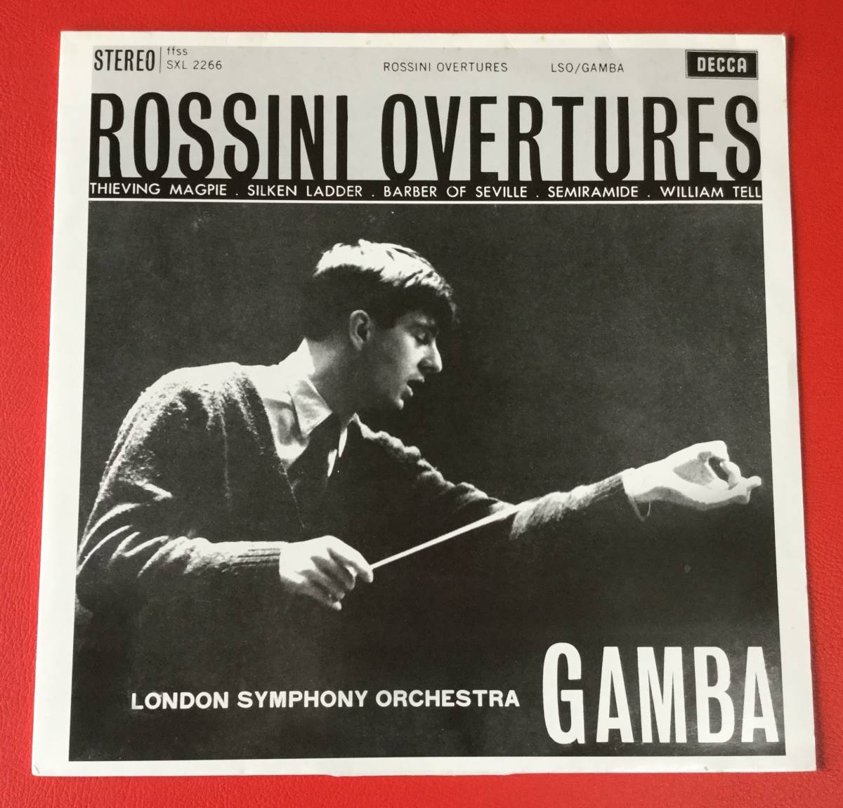 PIERINO GAMBA ピエリーノ・ガンバ/ROSSINI OVERTURES ロッシーニ 序曲集/SXL2266/英盤LPの落札情報詳細 ...