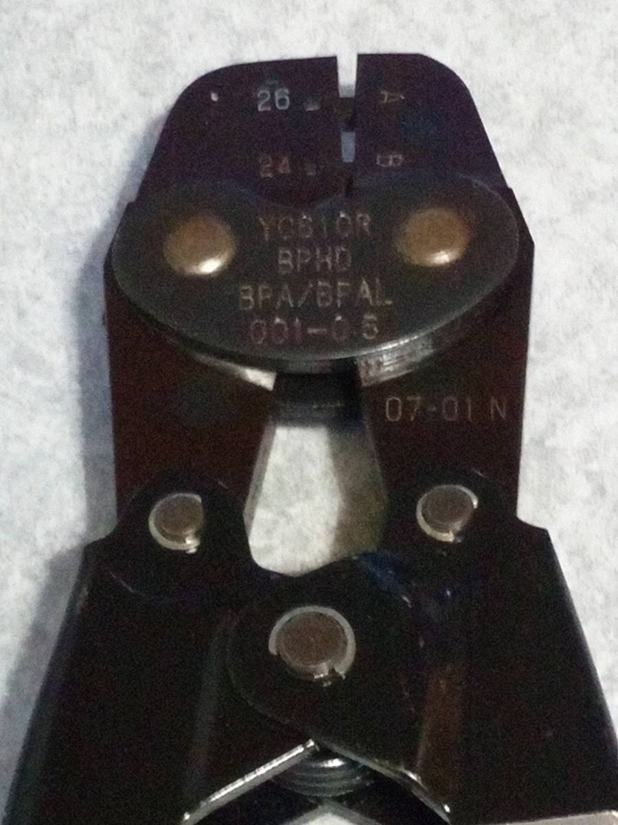 YC-610R 日本圧着端子製造 JST 【圧着工具 YC610R】圧着機 圧着ペンチ 圧着器 BPHD-001T-P0.5 BPA-001T-P0.5 SPA-001T-P0.5の落札情報 ...