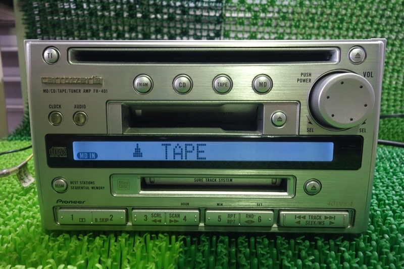 『psi』 希少 カロッツェリア FH-401 CD・MD・カセットメインユニット CDスロット不良 外観美品の落札情報詳細 - Yahoo!オークション落札価格検索 オークフリー