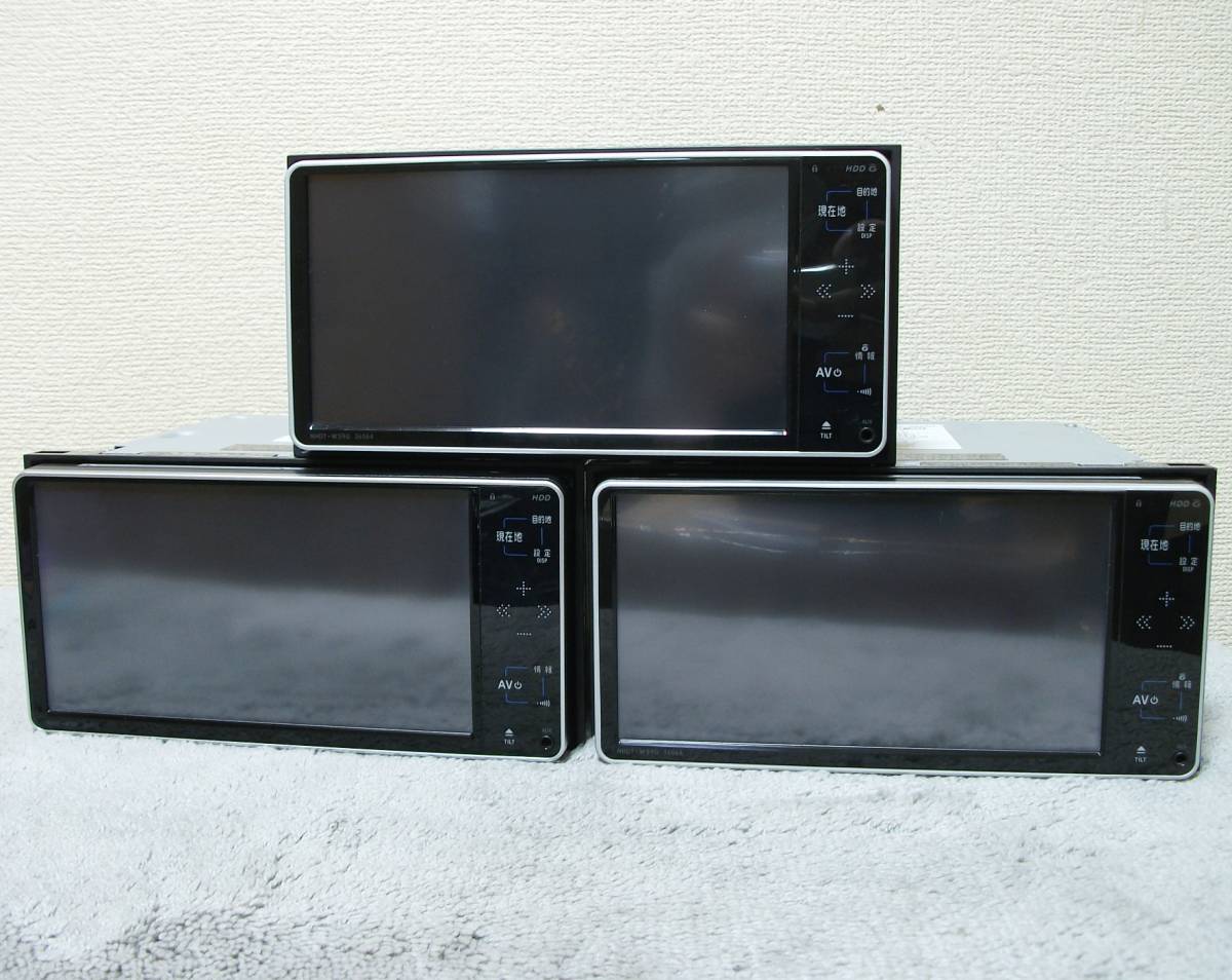 送料無料 3台セット トヨタ純正 NHDT-W59 NHDT-W59G HDDナビ ワンセグ ジャンクの落札情報詳細 - ヤフオク落札価格検索 オークフリー