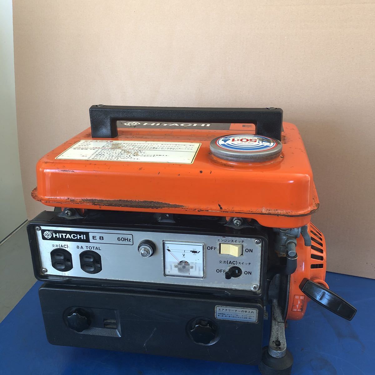 HITACHI ポータブル発電機 エンジン式 E 8SA日立の落札情報詳細 - Yahoo!オークション落札価格検索 オークフリー