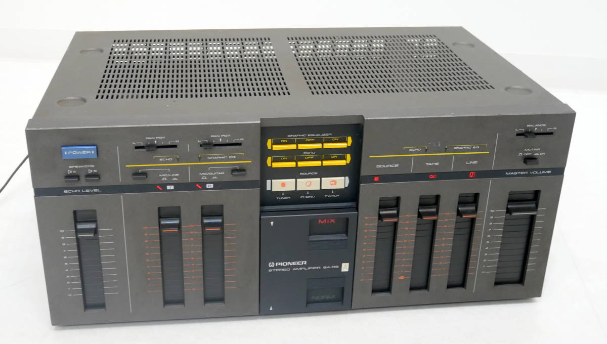 (R209-G47)PIONEER パイオニア SA-05 ステレオアンプ サウンドミキサー 通電確認ok 現状品 オーディオ機器 の落札情報 ...