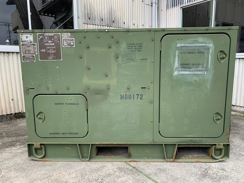 【米軍放出品】CUMMINS 発電機 60KW ジェネレーター ディーゼルエンジン MEP-1070 ☆EJ23CM の落札情報詳細 ...