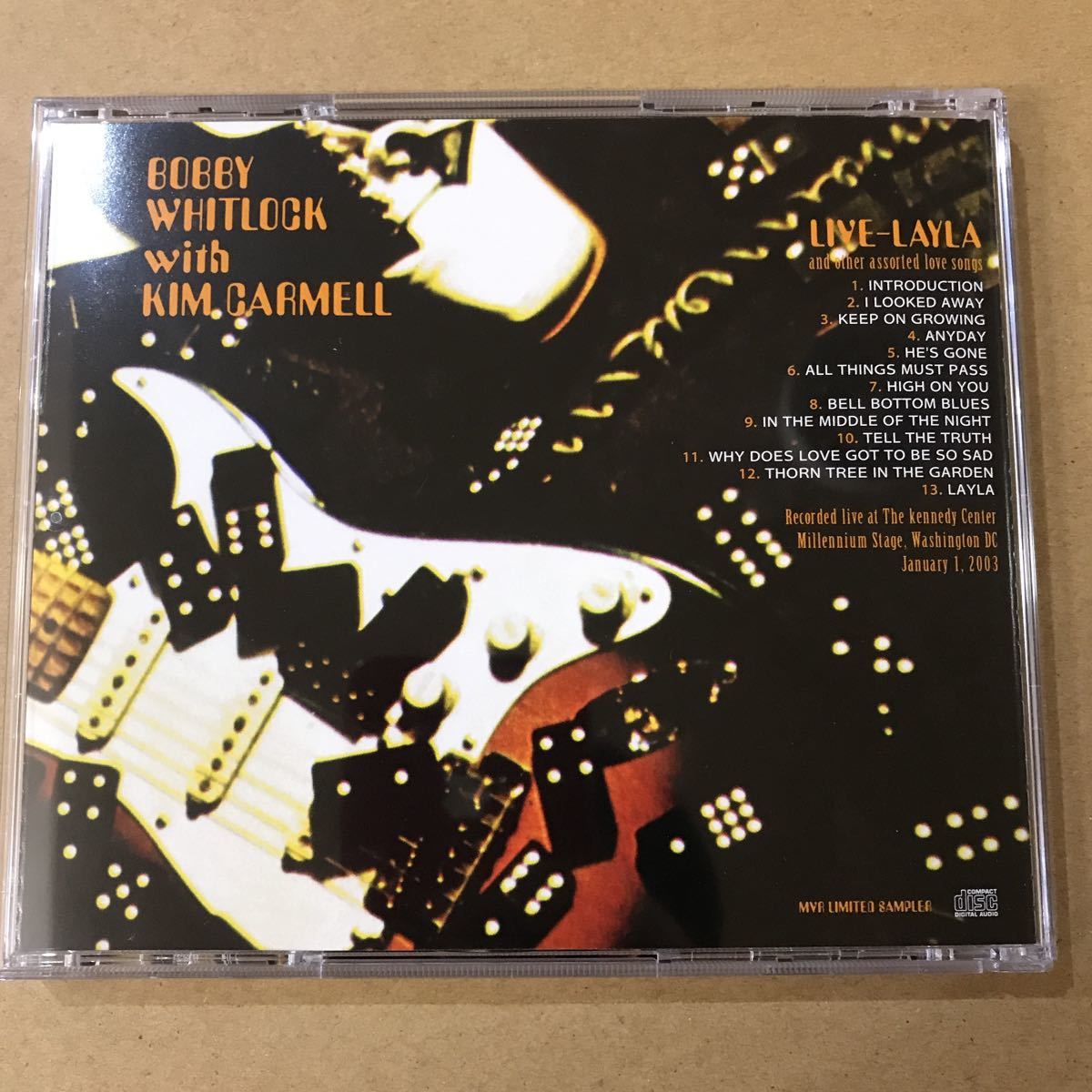 【極美品】BOBBY WHITLOCK “LIVE-LAYLA and other assorted love songs”（MID ...