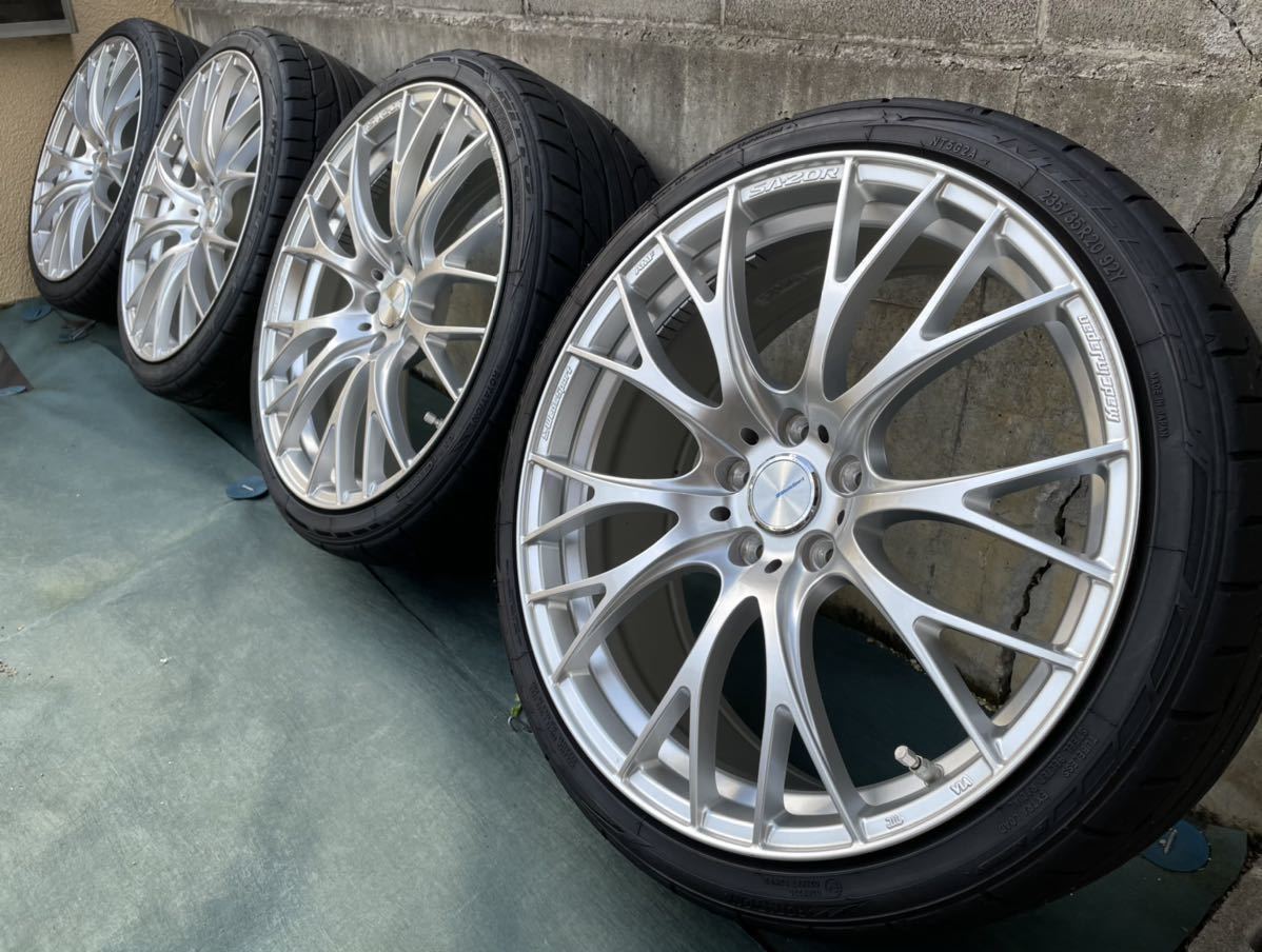 WEDS WedsSport SA-20R 20インチx8.5J +45 PCD114.3/5H 70系カムリなどに 空気圧センサー付 タイヤNT555G2 245-35-20の落札情報詳細 ...