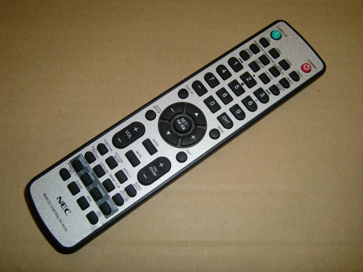 NEC 液晶モニター MultiSync用リモコン RU-M124 美品 送料198円～ の落札情報詳細 - Yahoo!オークション落札価格 ...