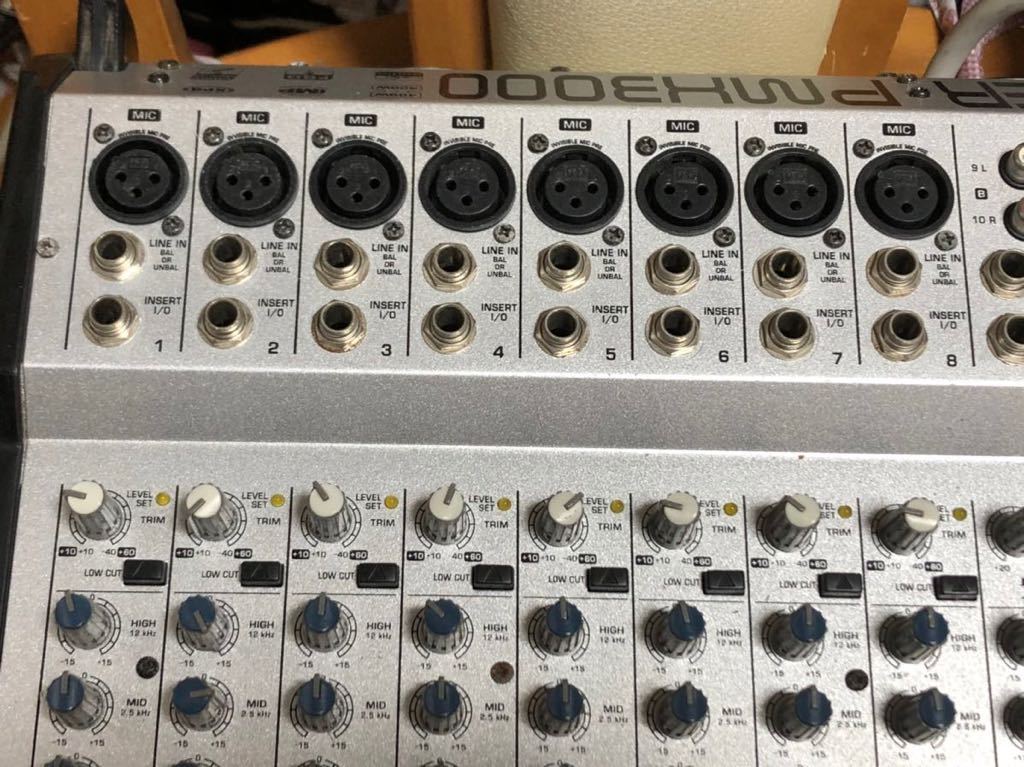 BEHRINGER EUROPOWER PMH3000 PMX3000 動作可 中古品 の落札情報詳細| ヤフオク落札価格情報 オークフリー