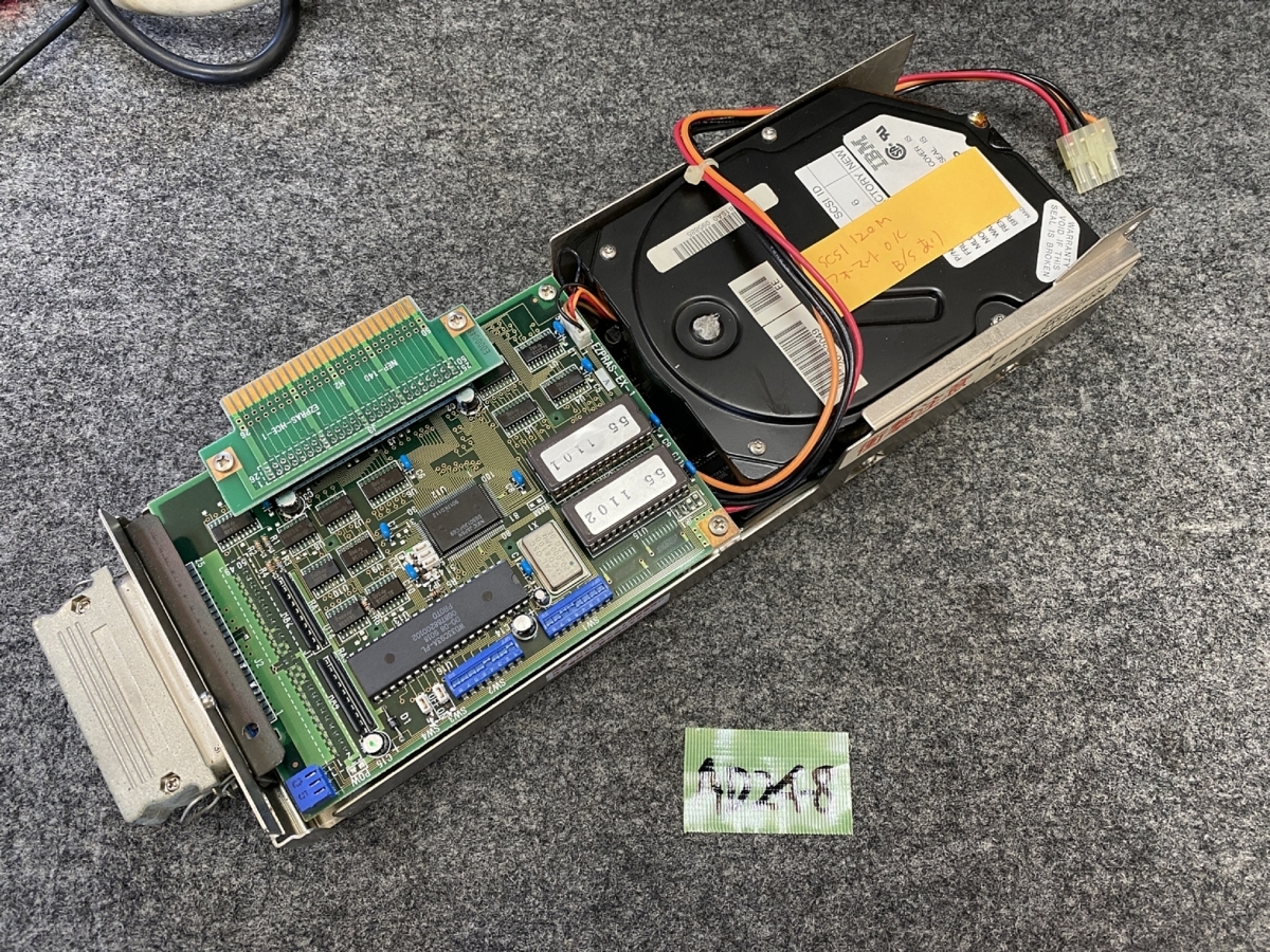 【送1000円】TEXA TAS-HC120S SCSI 120MB 固定ディスクユニット フォーマット済みB/Sあり の落札情報詳細| ヤフオク落札価格情報 オークフリー