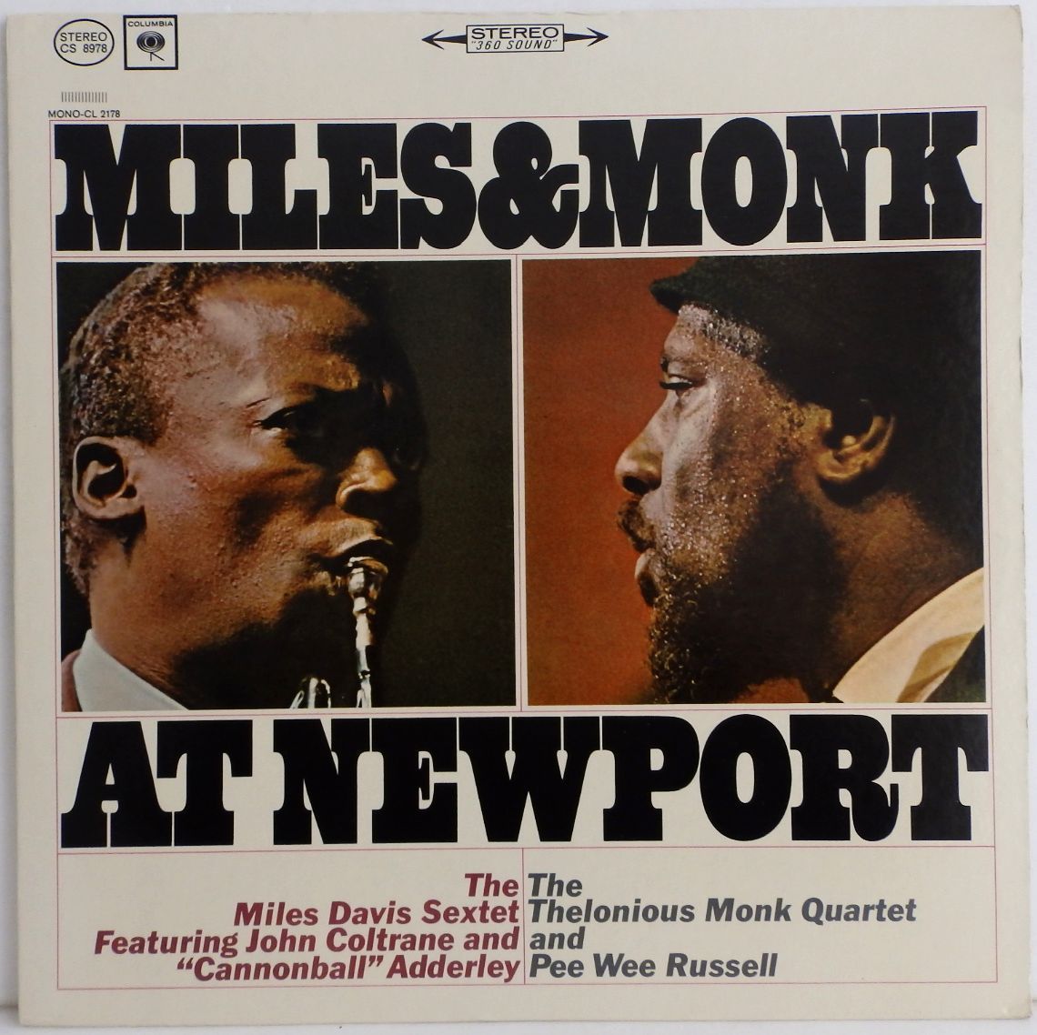 23010203;【廃盤】JOHN COLTRANE 参加 2 eyes US盤 MILES DAVIS At newport ...