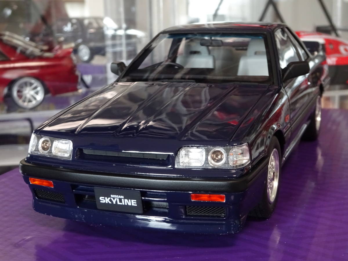 【新品】☆限定700台(178/700)☆SAMURAI☆1/18 日産 スカイライン GTS-R (R31) Dark Blue KSR18039BL ☆Nissan Skyline GTS ...