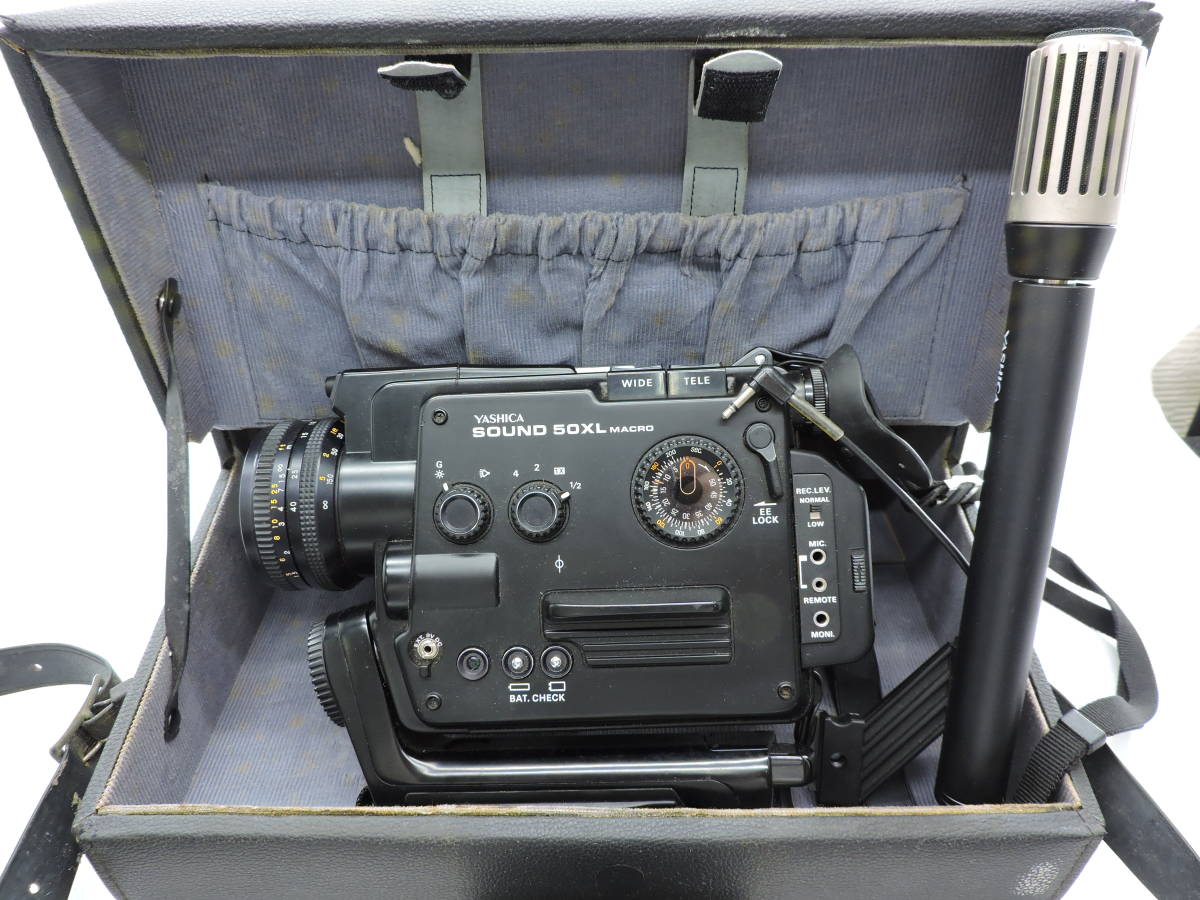 YASHICA ヤシカ SOUND 50XL MACRO 撮影機材 カメラ マイク・ケース付き コレクションの落札情報詳細 - Yahoo ...