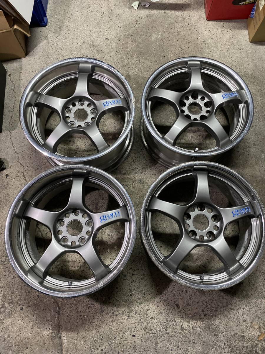 RAYS グラムライツ 57PRO 8j 9j 17インチ ドリ車 シルビア スカイラインにの落札情報詳細 - ヤフオク落札価格検索 オークフリー