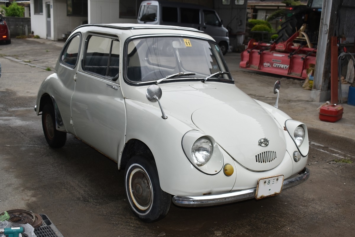 旧車 K111 スバル360 「三」シングルナンバー レストアベースの落札情報詳細 - Yahoo!オークション落札価格検索 オークフリー