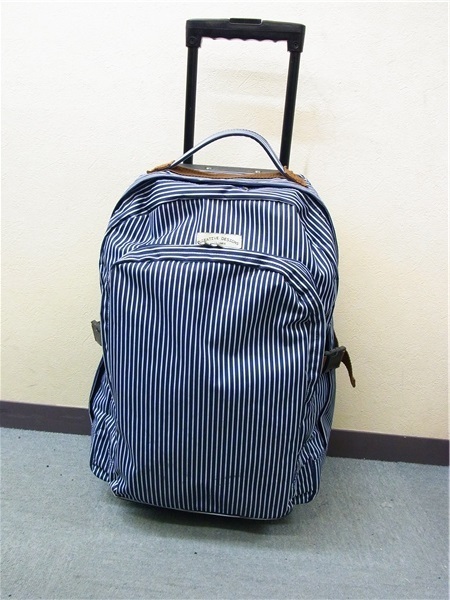 CREATIVE DESIGNS キャリーバッグ ネイビー×ホワイト ストライプ USEDの落札情報詳細 - Yahoo!オークション落札価格検索 オークフリー
