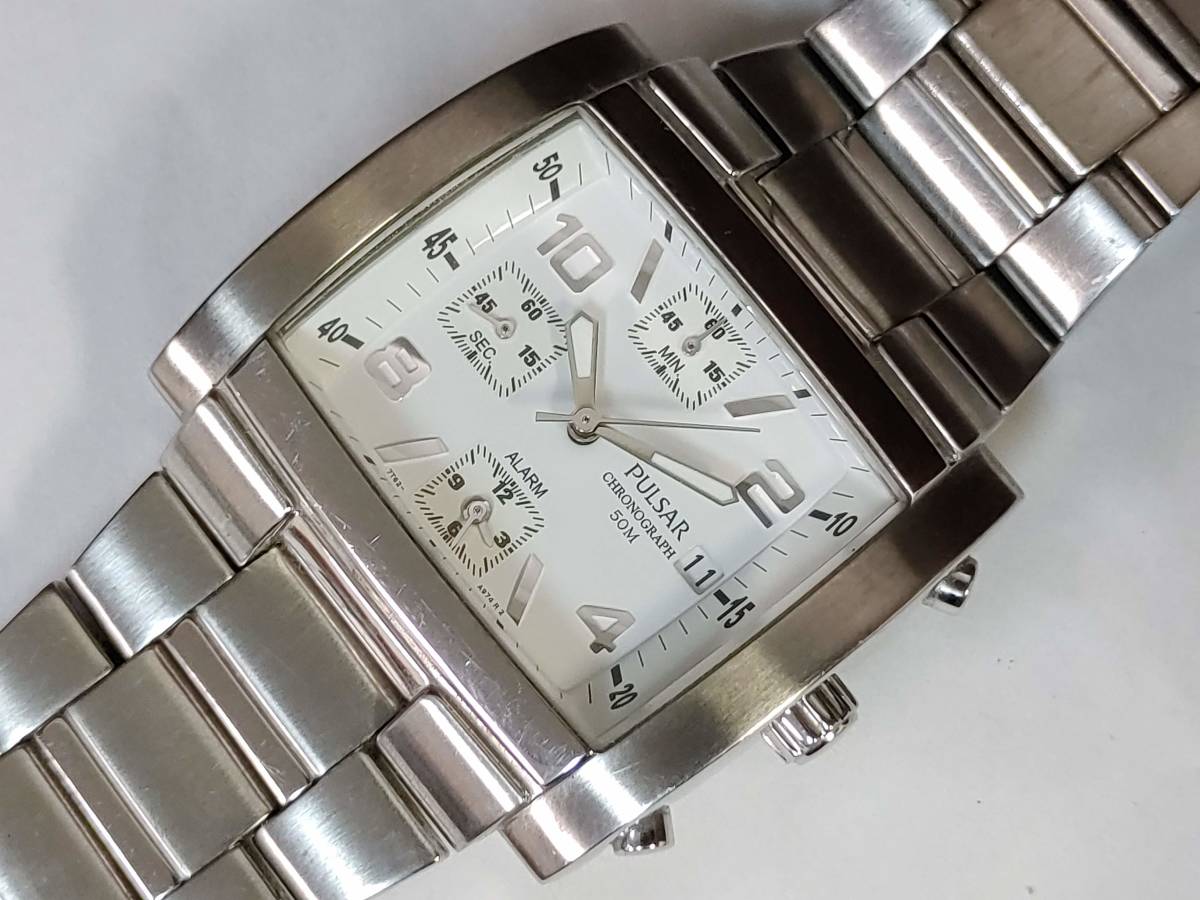 PULSAR パルサー CHRONOGRAPH 50M 7T62-X076 【10】の落札情報詳細 - ヤフオク落札価格検索 オークフリー