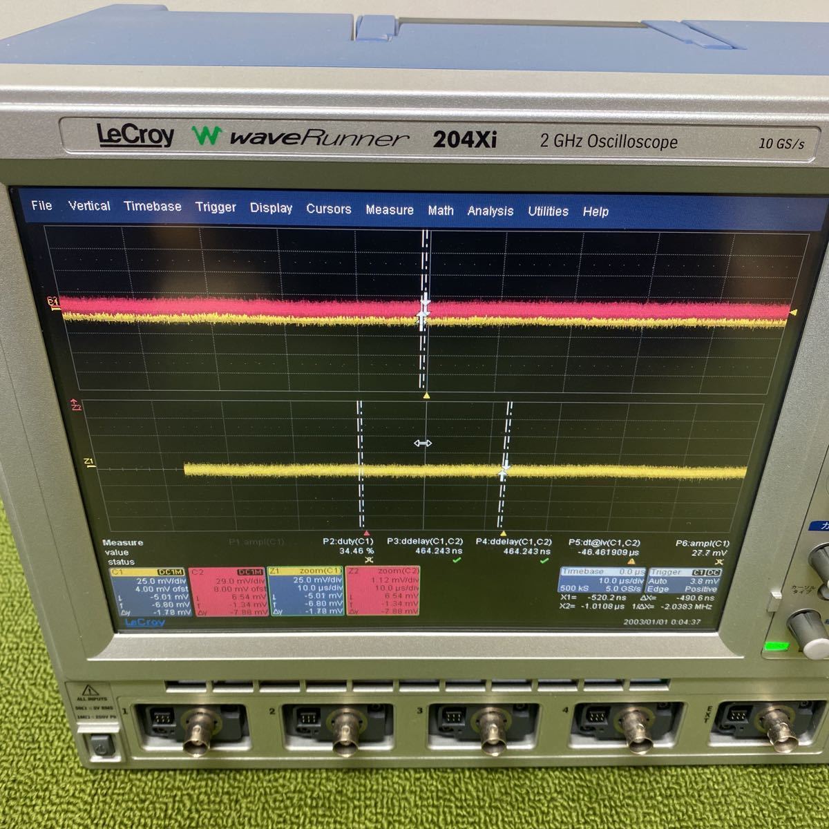 LeCroy/レクロイ「WaveRunner 204Xi」2GHz Oscilloscope 10GS/s オシロスコープの落札情報詳細 ...