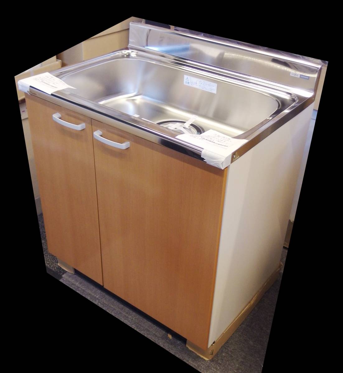 【新品】【未使用未施工】 LIXIL SUNWAVE サンウェーブ キッチン 流し台 GSM-S-75MNT 点検口付き W750 新品 在庫品 引取歓迎 endstbNの落札情報詳細 ...