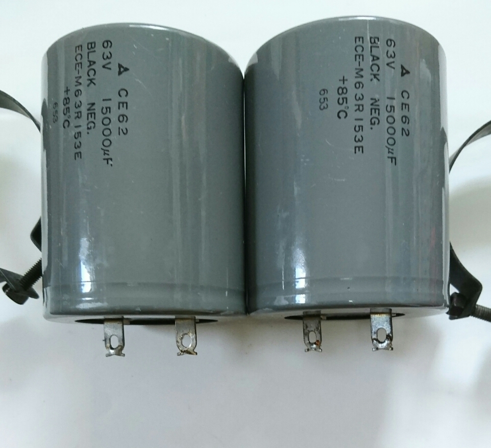 松下 電解コンデンサー CE62 63V15000μF 2個セット 中古の落札情報詳細 - Yahoo!オークション落札価格検索 オークフリー