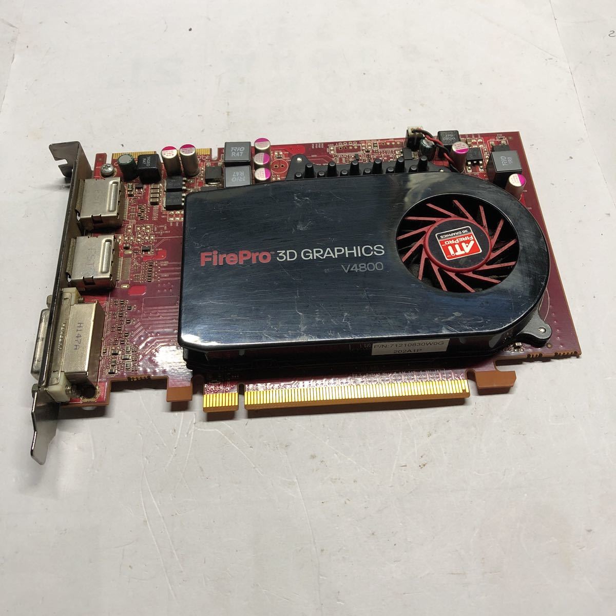 【傷や汚れあり】送料無料 ATI FirePro 3D GRAPHICS V4800 1GB グラフィック ビデオカード PCI ...