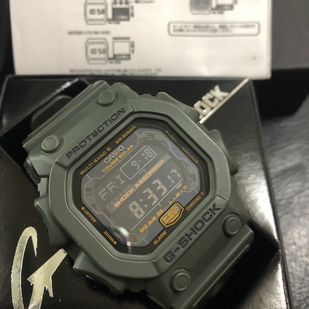 【やや傷や汚れあり】CASIO ラスト1本！即決 国内正規品 Gショック アーミーグリーン GX-56KG-3 生産終了モデル GXW-56の落札情報詳細 - ヤフオク落札価格検索 オークフリー