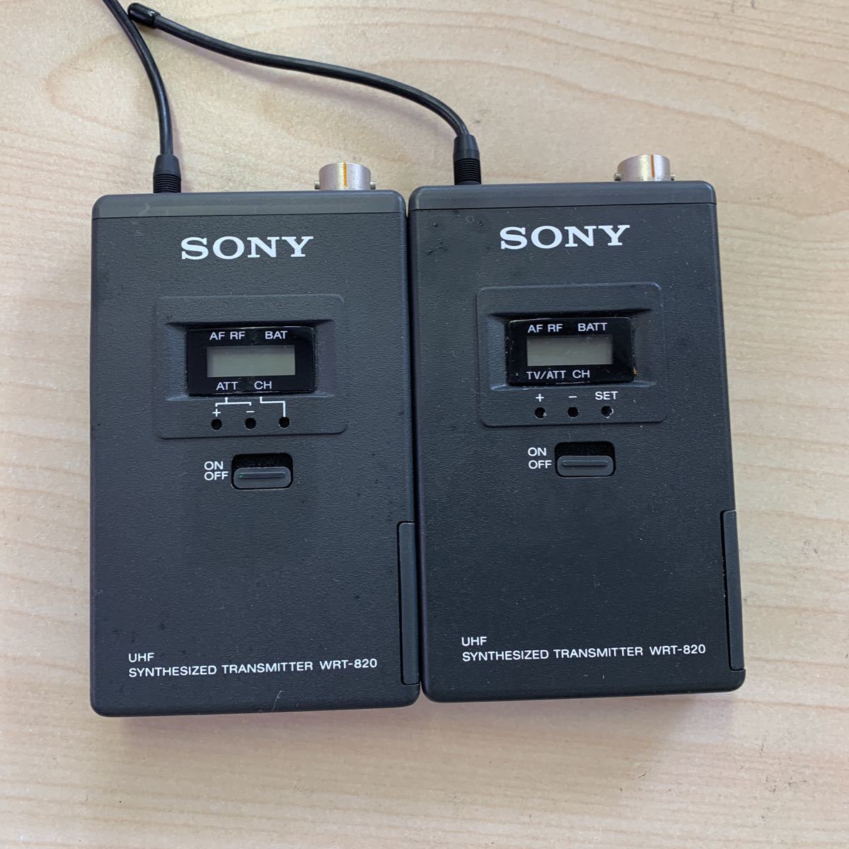 【長期保管品】SONY WRT-820 WRT-820A シンセサイザートランスミッター ワイヤレスマイク ピンマイク ソニー の落札情報詳細 ...