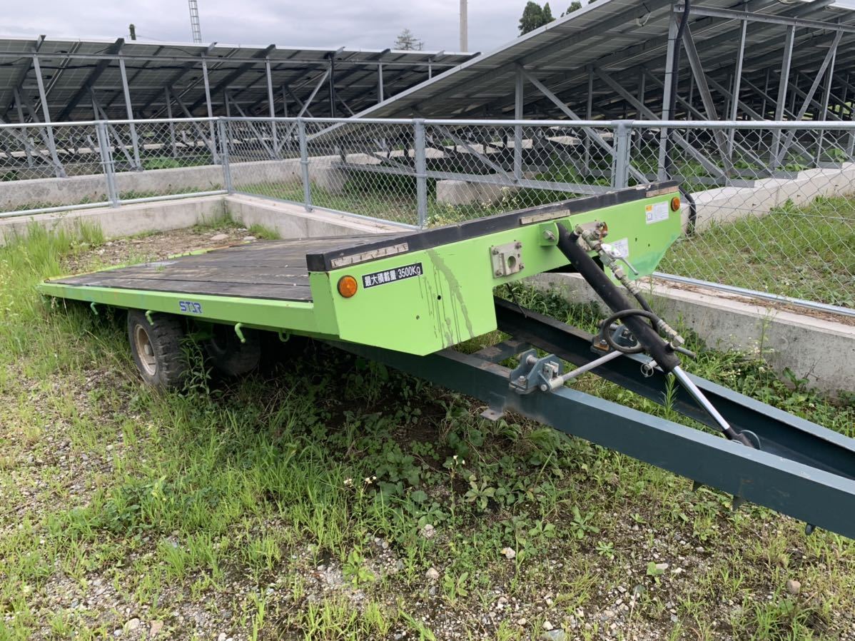 富山発 スター 農機 コンバイン トレーラー TMT3530 コンバインカー 油圧ダンパー アオリ 3500kg トラクター 重機 中古 お引取り限定の落札情報詳細 - Yahoo ...