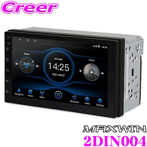 【未使用 （詳細）】1円スタート MAXWIN マックスウィン 2DIN004 Android10システム搭載 2DINディスプレイオーディオ 高画質 GPS Bluetooth接続対応 の ...