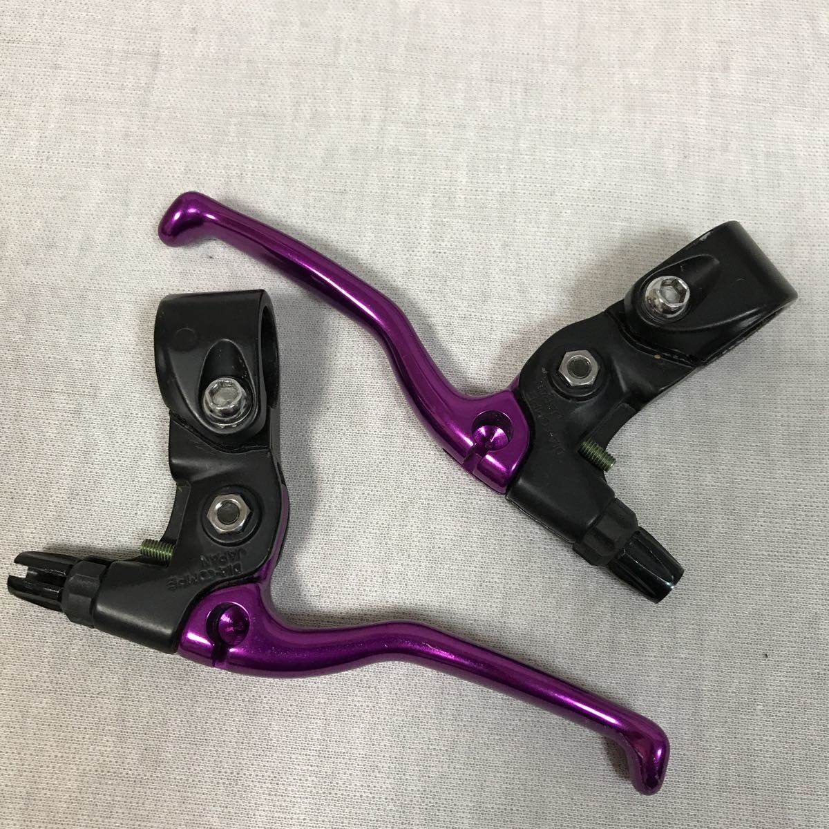【目立った傷や汚れなし （詳細）】希少 ダイアコンペ ss-7 ブレーキレバー パープル / dia-compe オールド mtb マウンテン ...