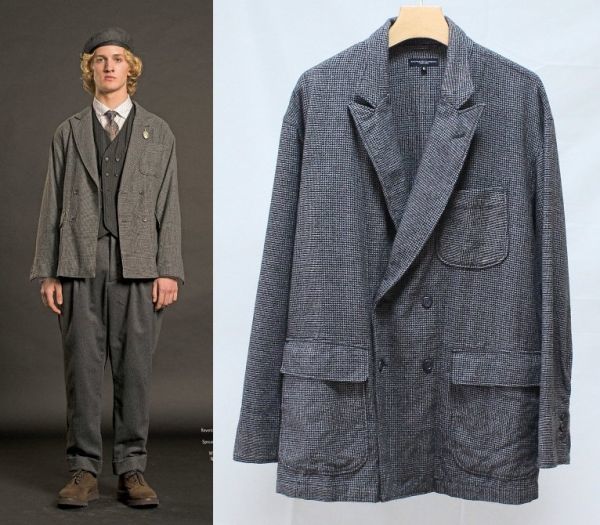 【目立った傷や汚れなし】19AW Engineered Garments エンジニアードガーメンツ DL Jacket Glen Plaid ...