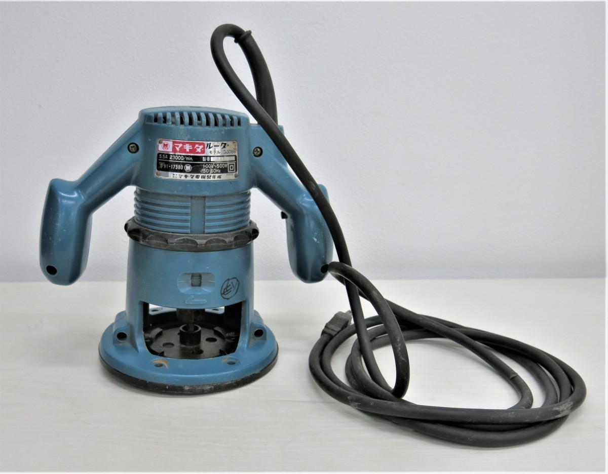 S4【元気堂】makita マキタ ルーター トリマ 3608B 面取り 溝切 電動工具 DIY 動作品 の落札情報詳細| ヤフオク落札価格 ...