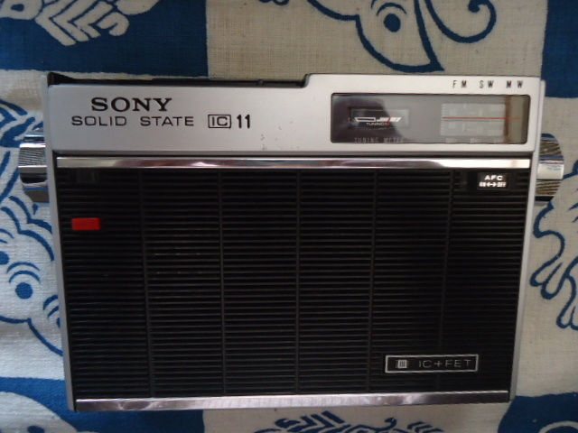 【傷や汚れあり】SONY SOLID STATE ICF－110 ソニートランジスタ ラジオ ICF－110の落札情報詳細 - Yahoo ...